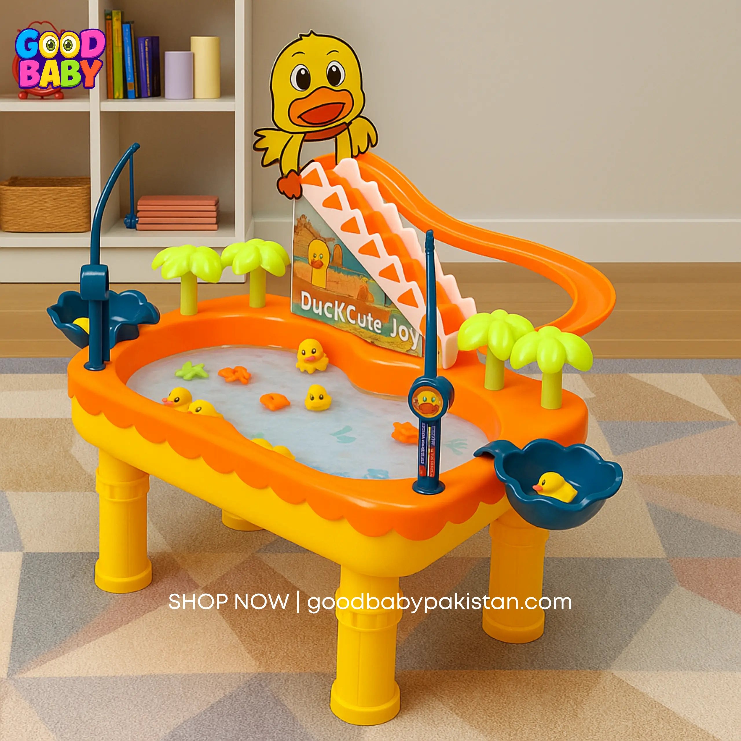2 in 1 Duck Fishing Slide Toy – GOODBABYPAKISTAN