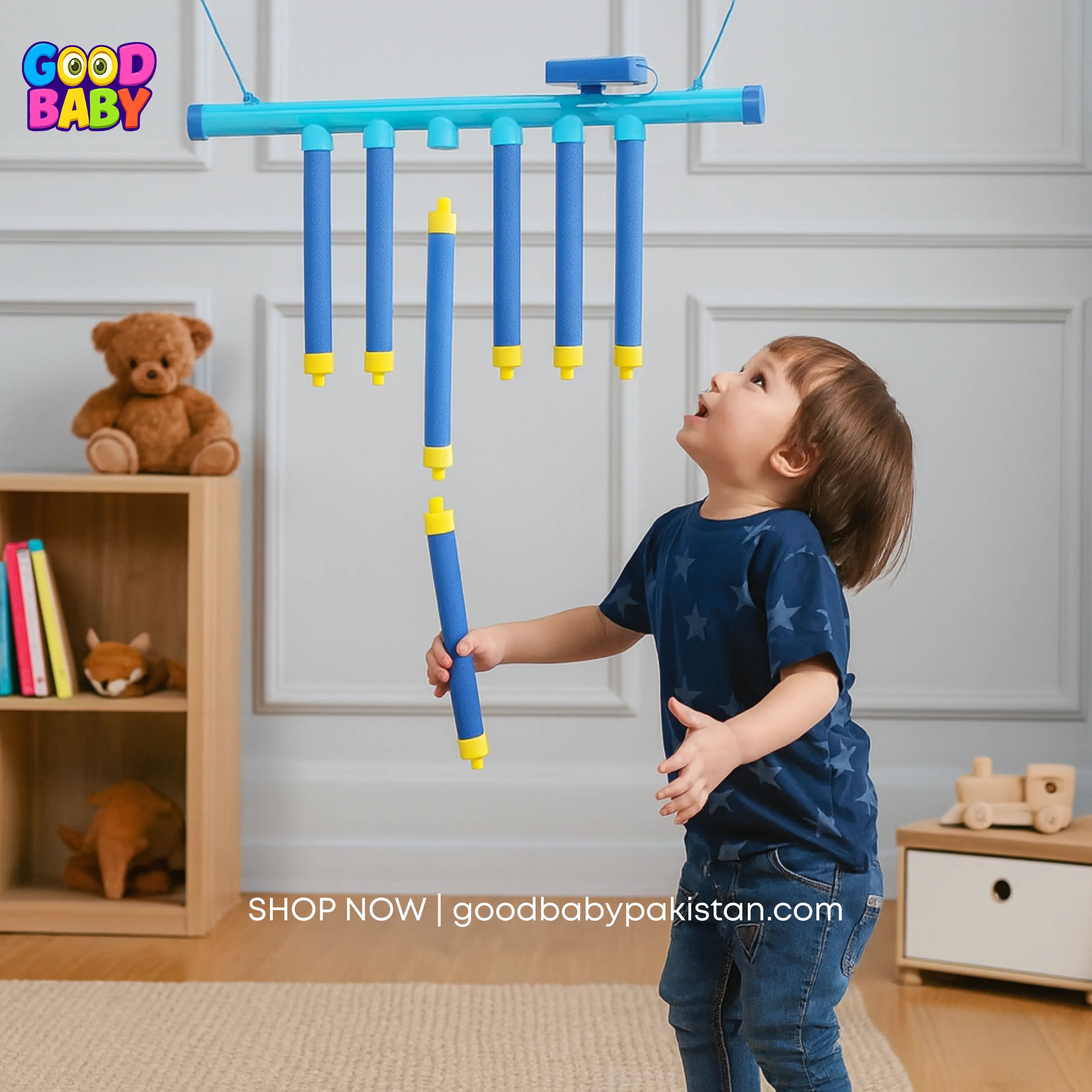 Electric Catch Falling Sticks Toy – Fast Reflex Game - – GOODBABYPAKISTAN