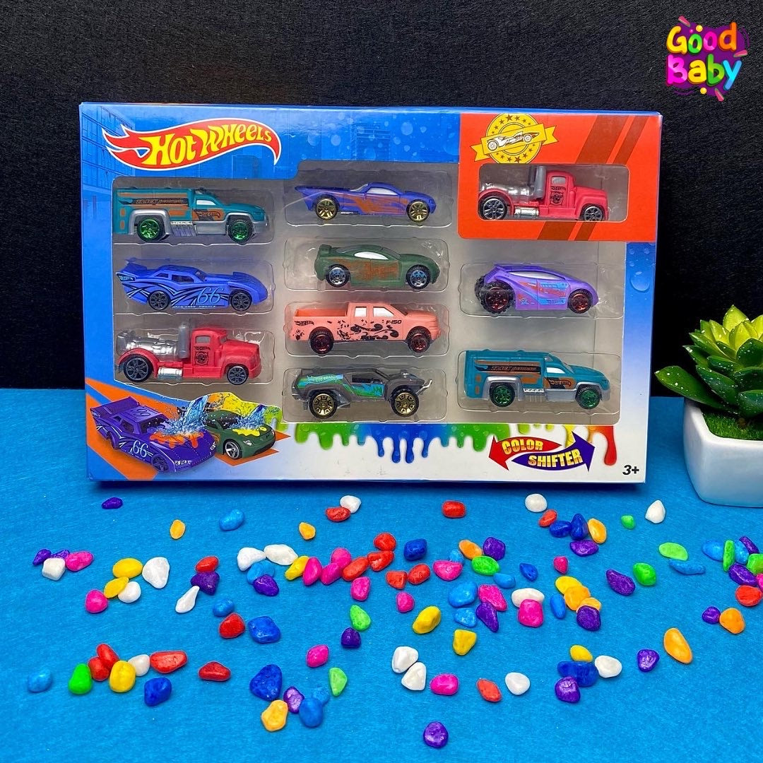 Hot Wheels colour shifter (10 cars) set – GOODBABYPAKISTAN